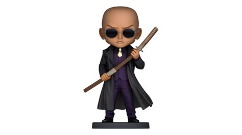 🎨 Morpheus The Matrix Chibi Wise Mentor Character Figure Fan Art・ Stl File For 3d Printing