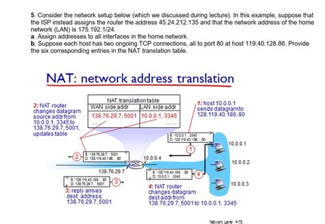 solved 5 consider the network setup below which we
