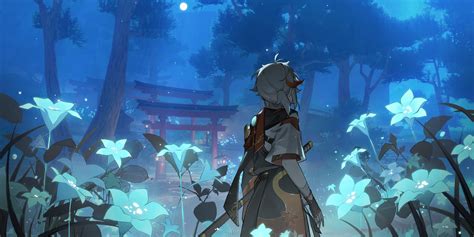 Kaedehara Kazuha Genshin Impact Drawn By Luoming Danbooru