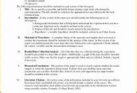 Formal Lab Report Example Best Formal Lab Write Up Template For Formal Lab Report Template