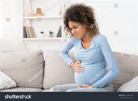 Woman In Labor At Home