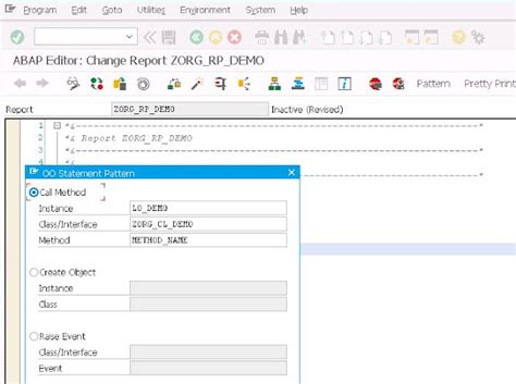 How To Build Global Class In Abap Se24 And Calling Class In Report