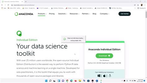 Windows 11 How To Install Anaconda Python Anaconda Installation Video Windows 1110 Youtube