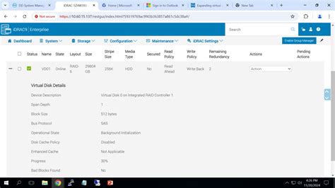 ‎expanding Virtual Disk Dell Technologies