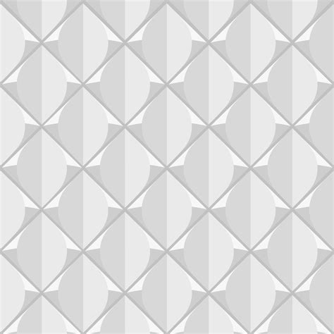 White Geometric Circular Abstract Seamless Pattern Backgroundprint
