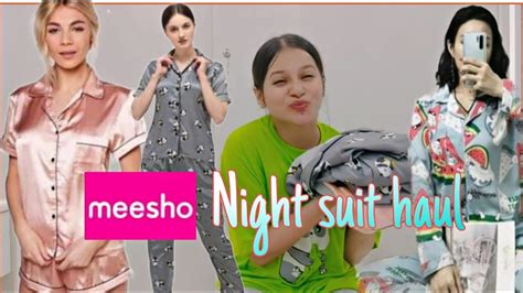 Meesho Nightsuit Haul Meesho Starting ₹300😱🤩 Affordable Youtube