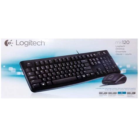 Logitech MK Desktop Set USB Keyboard And Mouse