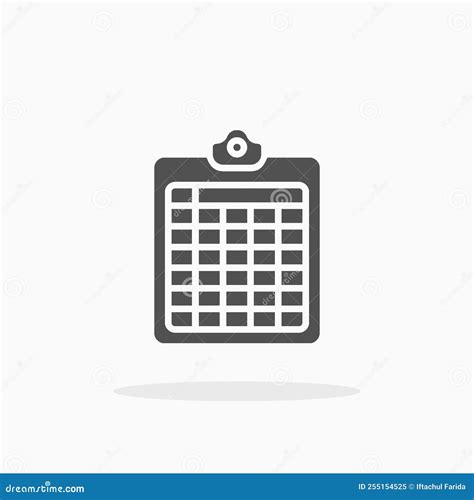 Spreadsheet Icon Solid Or Glyph Style Stock Vector Illustration Of Finance Data 255154525