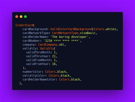 Credit Card Slider Made Easy— Flutter By Theboringdeveloper Flutter