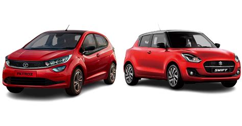 maruti suzuki swift vs tata altroz comparing their variants under rs 7 lakh for safety
