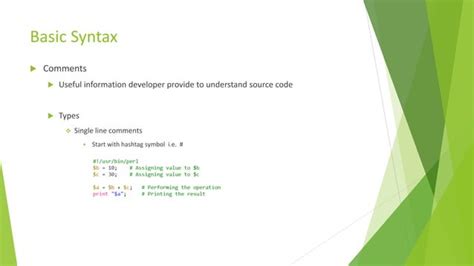 Presentation On Cgi Perl Ppt