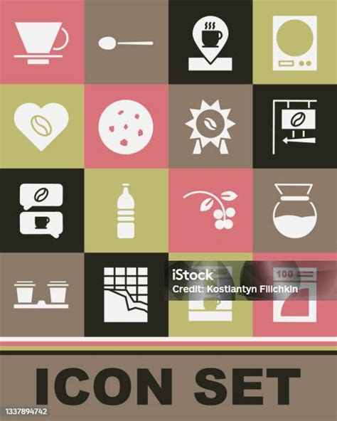 커피 종이 필터를 설정 커피 메이커 거리 간판 컵 쿠키 또는 비스킷 연인 V60 및 아이콘 메달과 위치 위에 부어 벡터 가리기에 대한 스톡 벡터 아트 및 기타 이미지