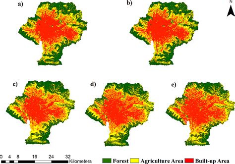 A Projected LULC Map Of By B LULC Map By Acharya Et Al Download Scientific