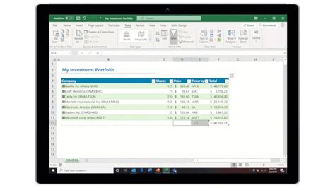 Microsoft Excel Stock Pulls In Data From Nasdaq And Refinitiv Microsoft Excel Stock Pulls In Data From Nasdaq And Refinitiv