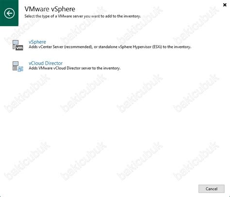 veeam backup and replication 11 vmware vsphere host ekleme baki Çubuk