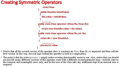 module 5 operator overloading understanding operators it is
