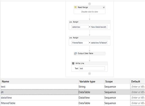How To Do I Use A Filter To Output A Data Table By Column Names But