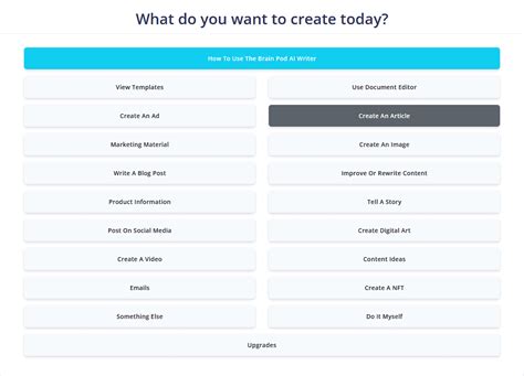 How To Have The Brain Pod Ai Writer Create An Entire Article For You Brain Pod Ai