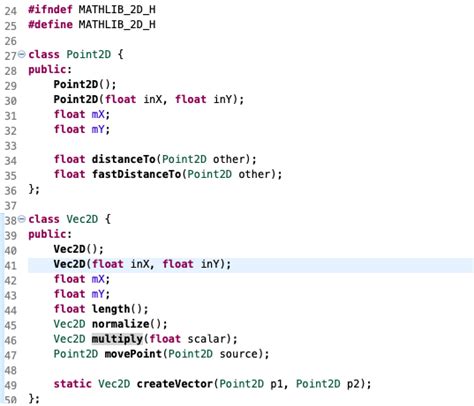 Basic Graphics And 2d Math Library A Header File
