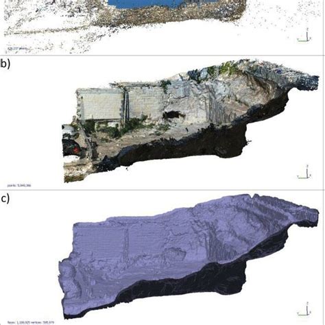 Photogrammetric Processinga Sparse Point Cloud And Cameras Position Download Scientific