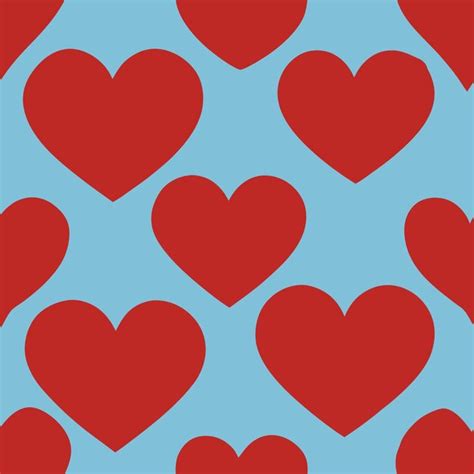 Love Seamless Pattern Design Background Premium Ai Generated Vector