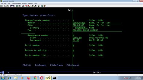 Tutorial Menampilkan Display File Dspf Melalui Main Program Rpgle
