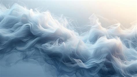 Texture Of Soft Undulating Smoke Patterns Premium Ai Generated Image