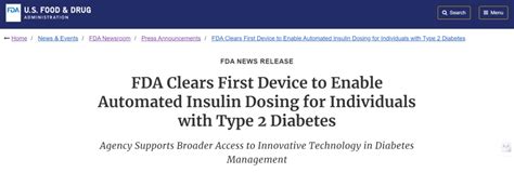 Fda快讯 首款“自动化胰岛素输送系统”获批用于2型糖尿病治疗！ 血糖 管理 Omnipod