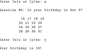 Solved Guessing Birthdays Write A Program Called Q3 Py Chegg