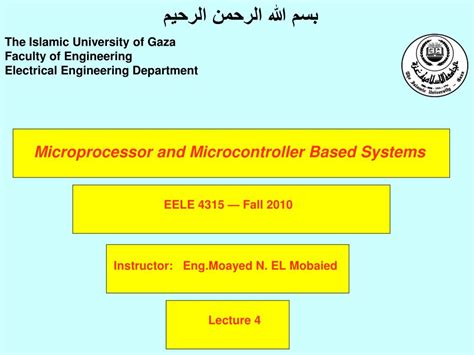 Ppt Microprocessor And Microcontroller Based Systems Powerpoint Presentation Id475497