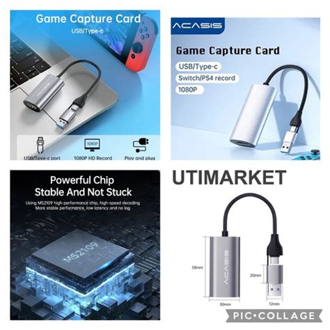 Jual Hdmi Video Capture Acasis Dual Usb Type C Dan Usb A VC 001 Kota Semarang Laris Manis