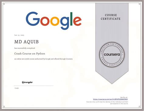 Md Aquib On Linkedin Python Coursera Onlinecourse
