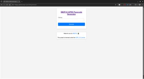9m2pju aprs passcode generator a new tool for amateur radio