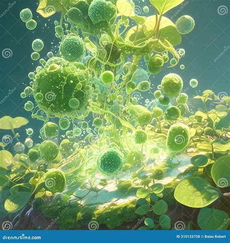 Biodiverse Ecosystem In A Bubble Stock Illustration Illustration Of Environments Scene