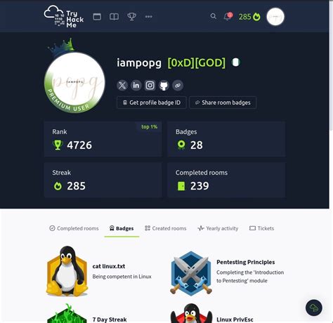 Badmus Sodiq On Linkedin Tryhackme 🤔