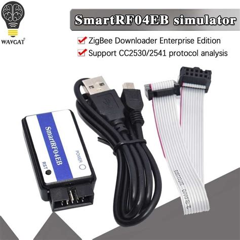 Smartrf04eb Cc1110 Cc2530 Zigbee โมดูล Downloader จำลอง Mcu M100ขับเคลื่อนด้วย5v Micro Usb 2 0