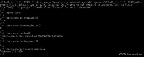 Win10gtx1050pytorch安装nvidia Geforce Gtx 1050下载pytorch Csdn博客