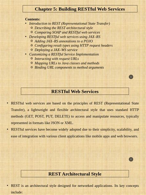 Ch 5 Building Restful Web Services 1 Pdf Web Service Soap
