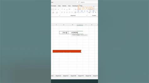 Iferror Function Ms Excel In Telugu Ms Excel In Telugu Msexcelshorts Youtube