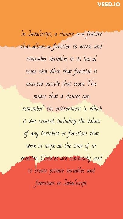 What Is Closure In Javascript Javascript Youtube