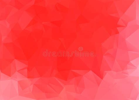 Abstract Geometric Background Of Triangular Polygons Retro Mosaic