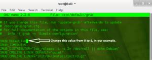 Easily Change GRUB Boot Order In Kali Linux ITomation