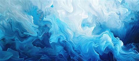 Design A Background With Abstract Blue And White Wave Patterns For A Modern And Artistic Look