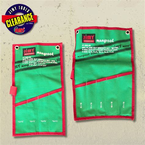 Flare Nut Spanner Pouch Bags Mmsae Combo Deal Jimy Tools