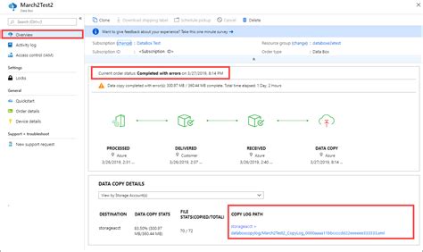 Track And Log Azure Data Box Data Box Next Gen And Azure Data Box