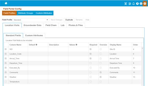 Field Portal And Field App Configuration ESdat Knowledge Base