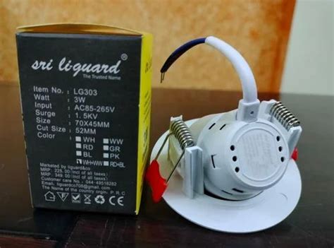 Sri Liquard Round Liguard Cob Downlight For Indoor At Rs 131 Piece In Tiruchirappalli