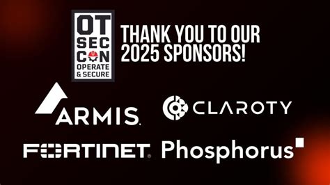 Hou Sec Con On Linkedin Otseccon Operateandsecure Sponsor Partner
