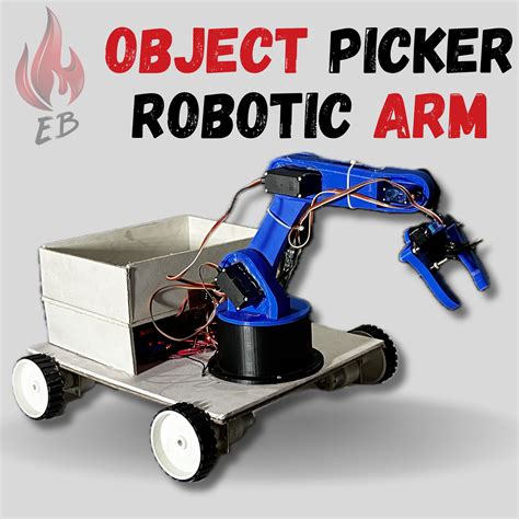 Object Picker Robotic Arm Smart Automation For Precision Handling Electrical Bro