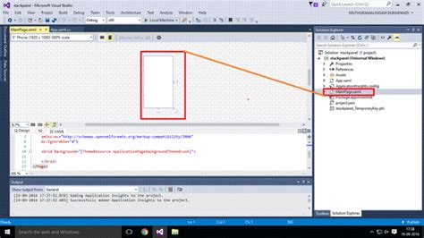 Step By Step Process Of Creating Stackpanel In Uwp Application